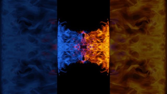 Симметричный мир волшебного огня. Симметрия огня