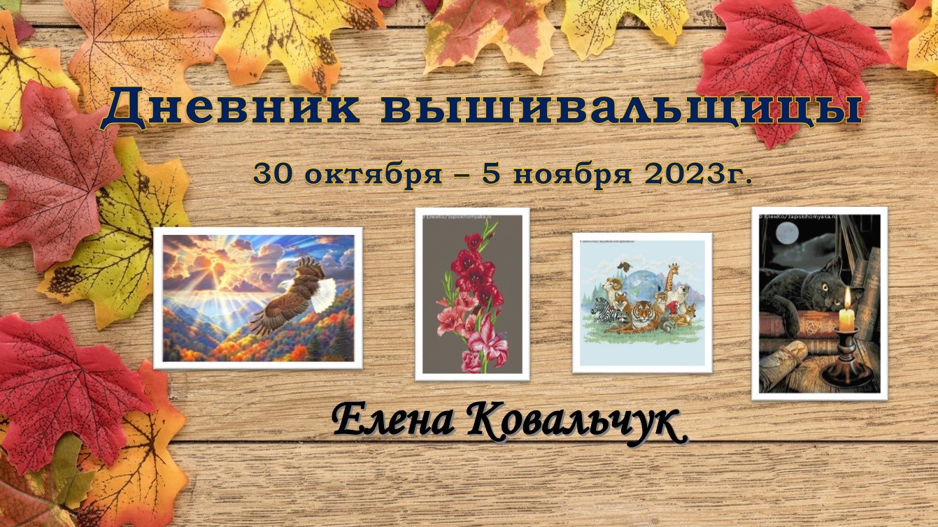 Дневник вышивальщицы 19/2023 (30 октября – 5 ноября)