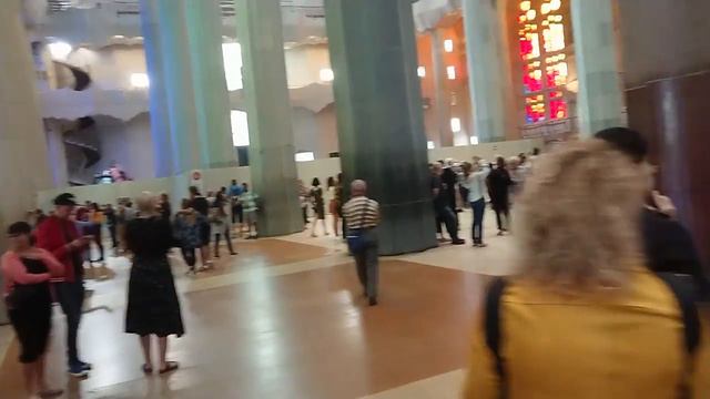 В Храме Сограда Фамилия. Барселона.