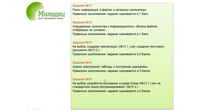 Подготовка к ОГЭ. Вводное занятие.