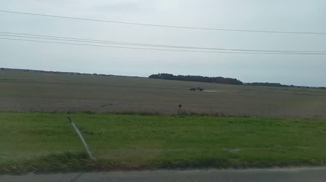 Поля Калининградской области осенью.mp4