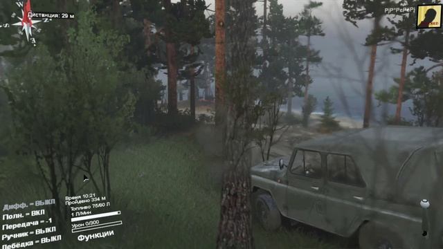 Spintires открываем карту побережье. часть  1.mp4