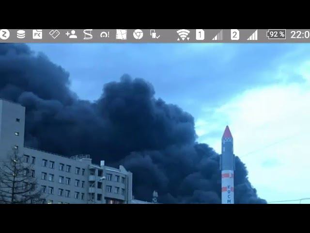Пожар на территории Красмаш!