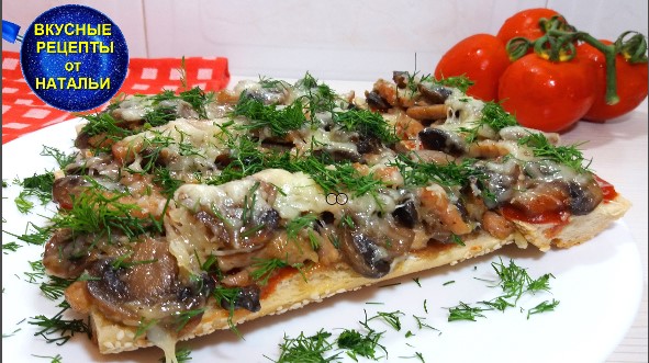 Горячие БУТЕРБРОДЫ  с грибыми и сыром.Рецепт бутербродов без майонеза.