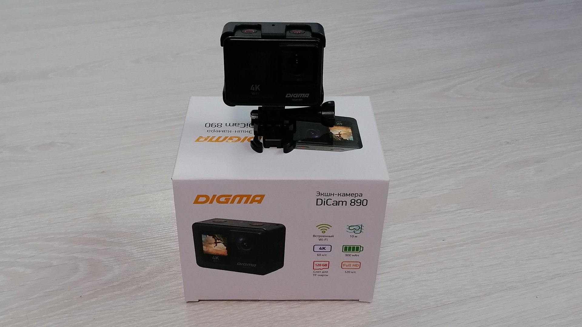 Обзор экшн камеры Digma DiCam 890