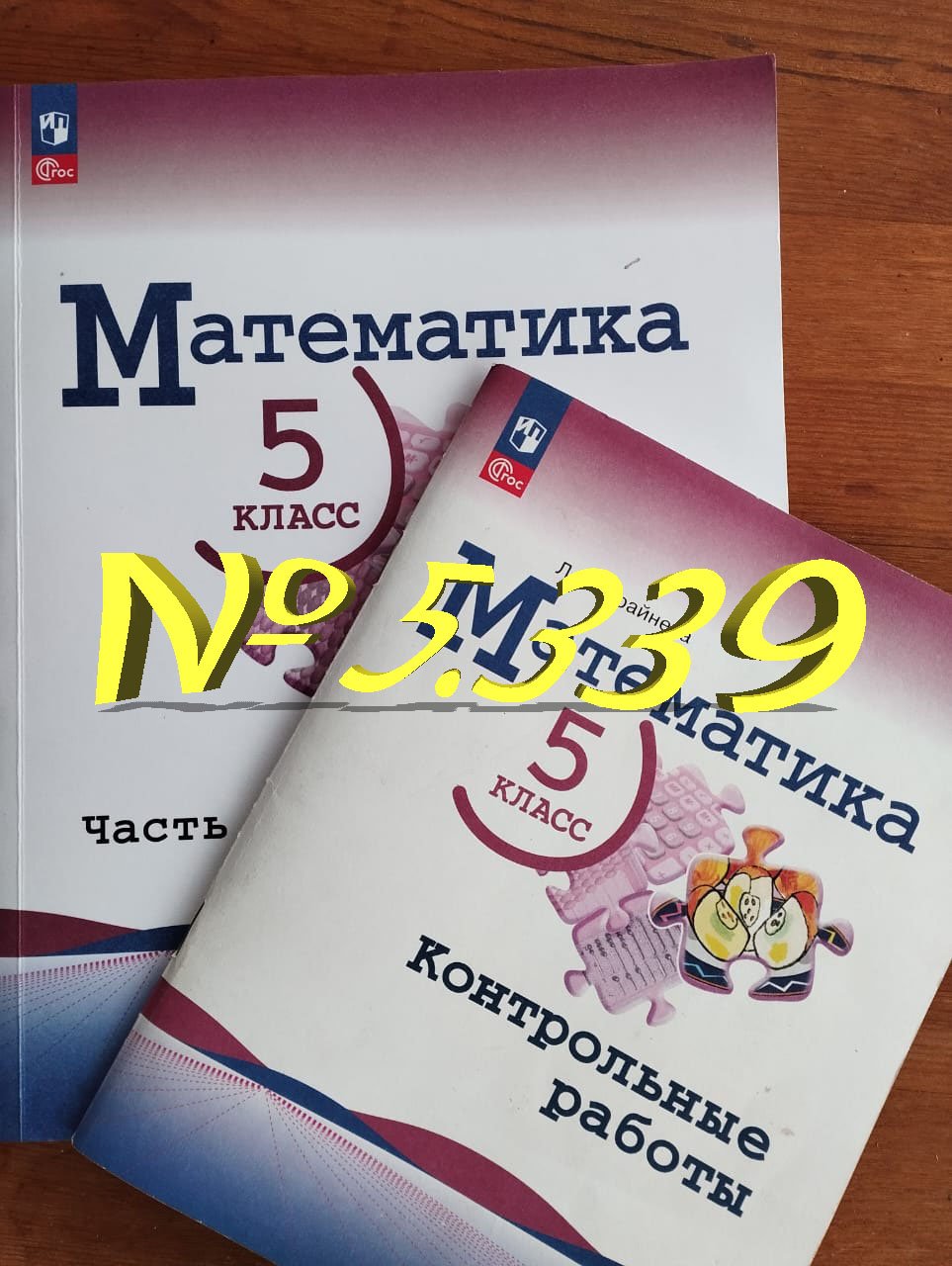 математика 5 класс номер 5.339
