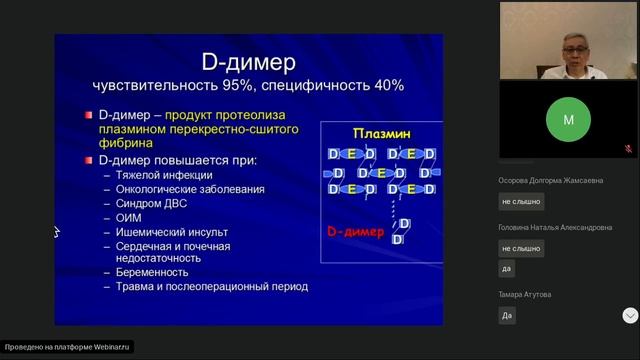 Протасов КВ Тромбоэмболия легочной артерии