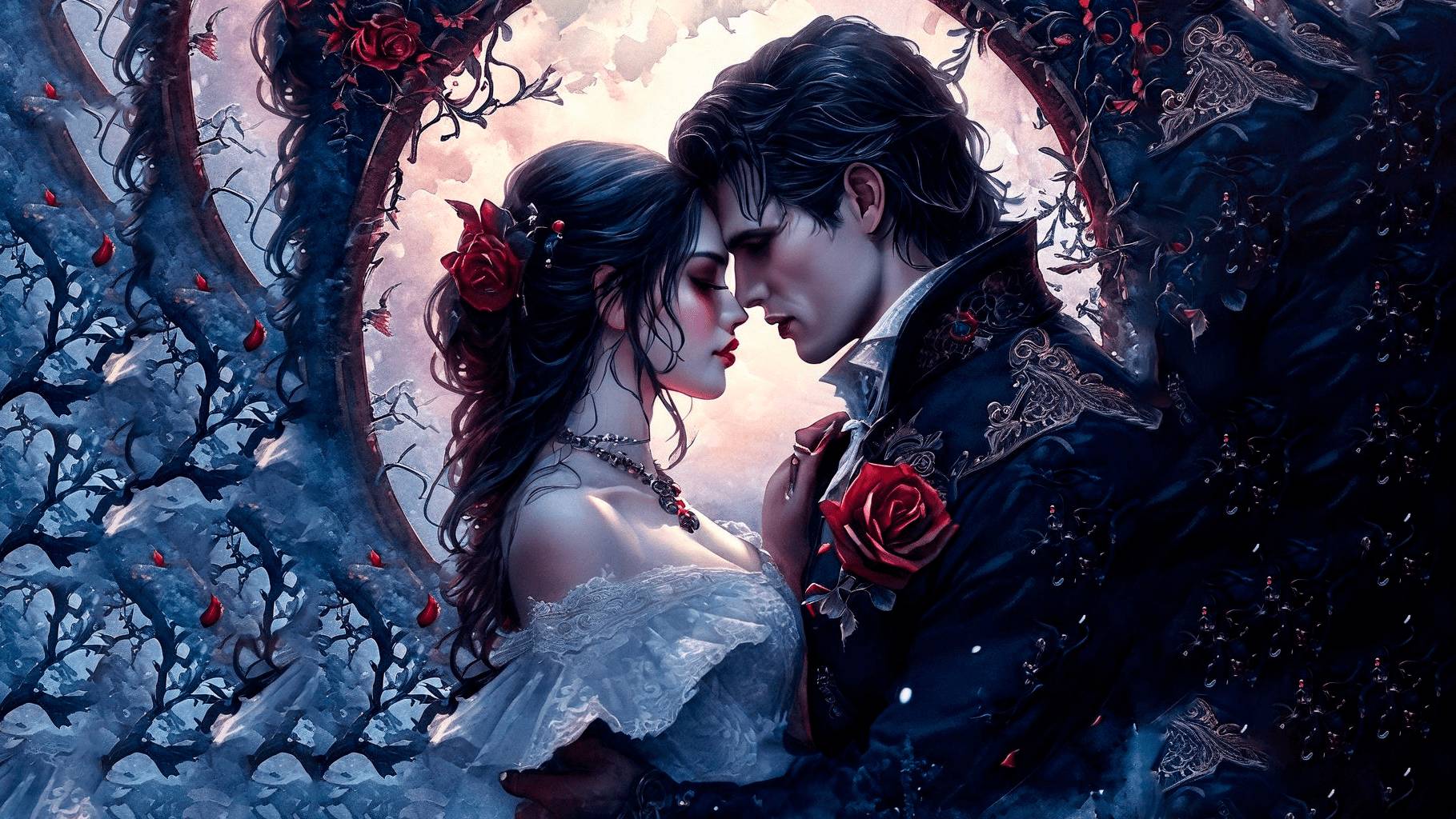 Поцелуй вампира - Hard Rock/Heavy Metal by @neuroart_dm
