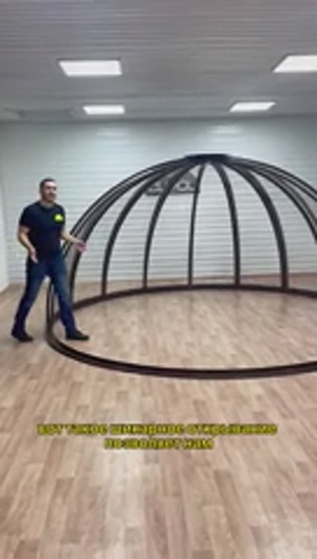 Обзор купольной беседки 4м