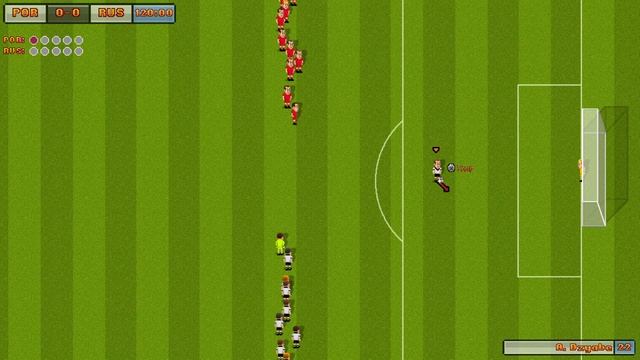 А. Дзяби забивает гол