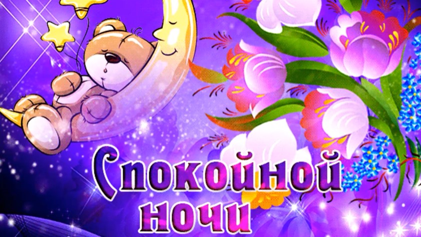 Спокойной ночи желаю тебе, любимый!