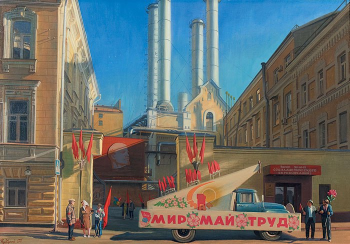 Ностальгическая живопись Филиппа Кубарева о жизни в СССР.