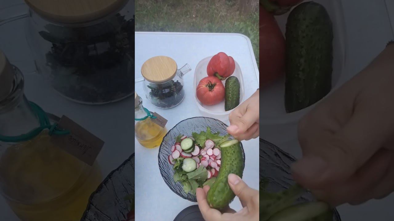 Наш вечер в одной минуте #сыродавленныемасла #льняноемасло #салаты #добрыйвечер #добрыйвечерочек
