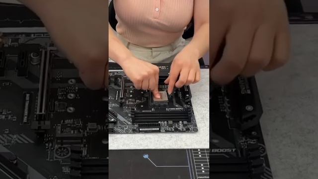 Установка процессора