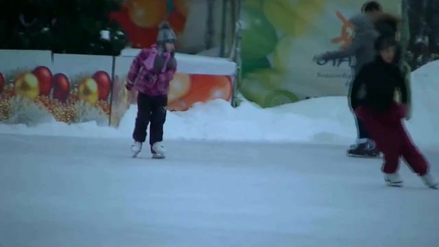 Вальс на катке в Кусково 2017