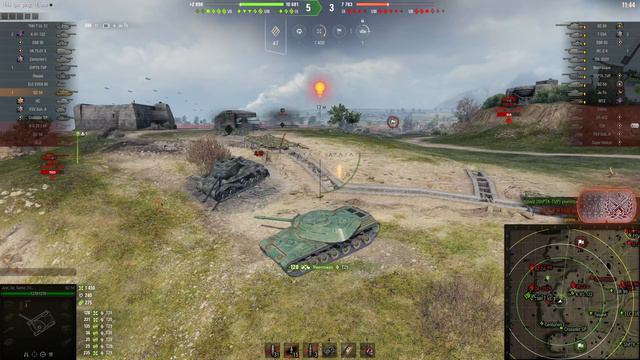 World of Tanks BZ-58  тащил с 9ками