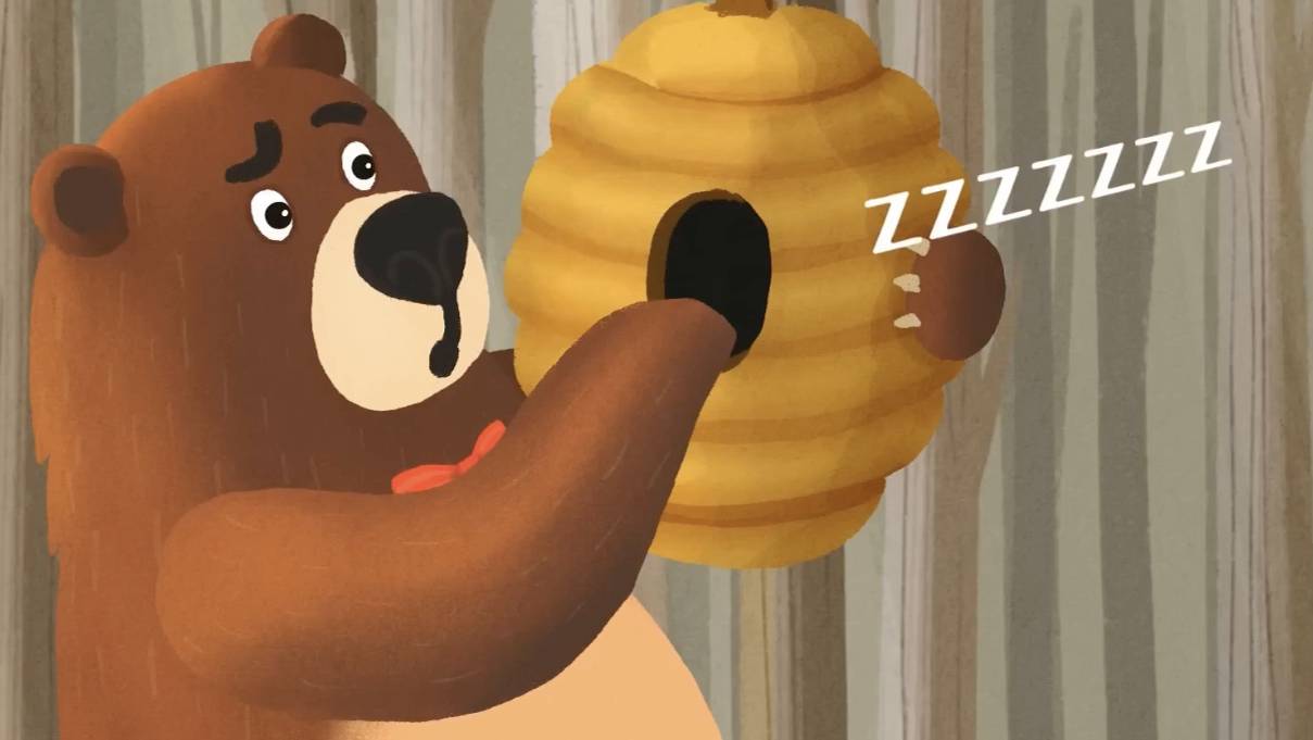 Детская сказка медведь и пчелы