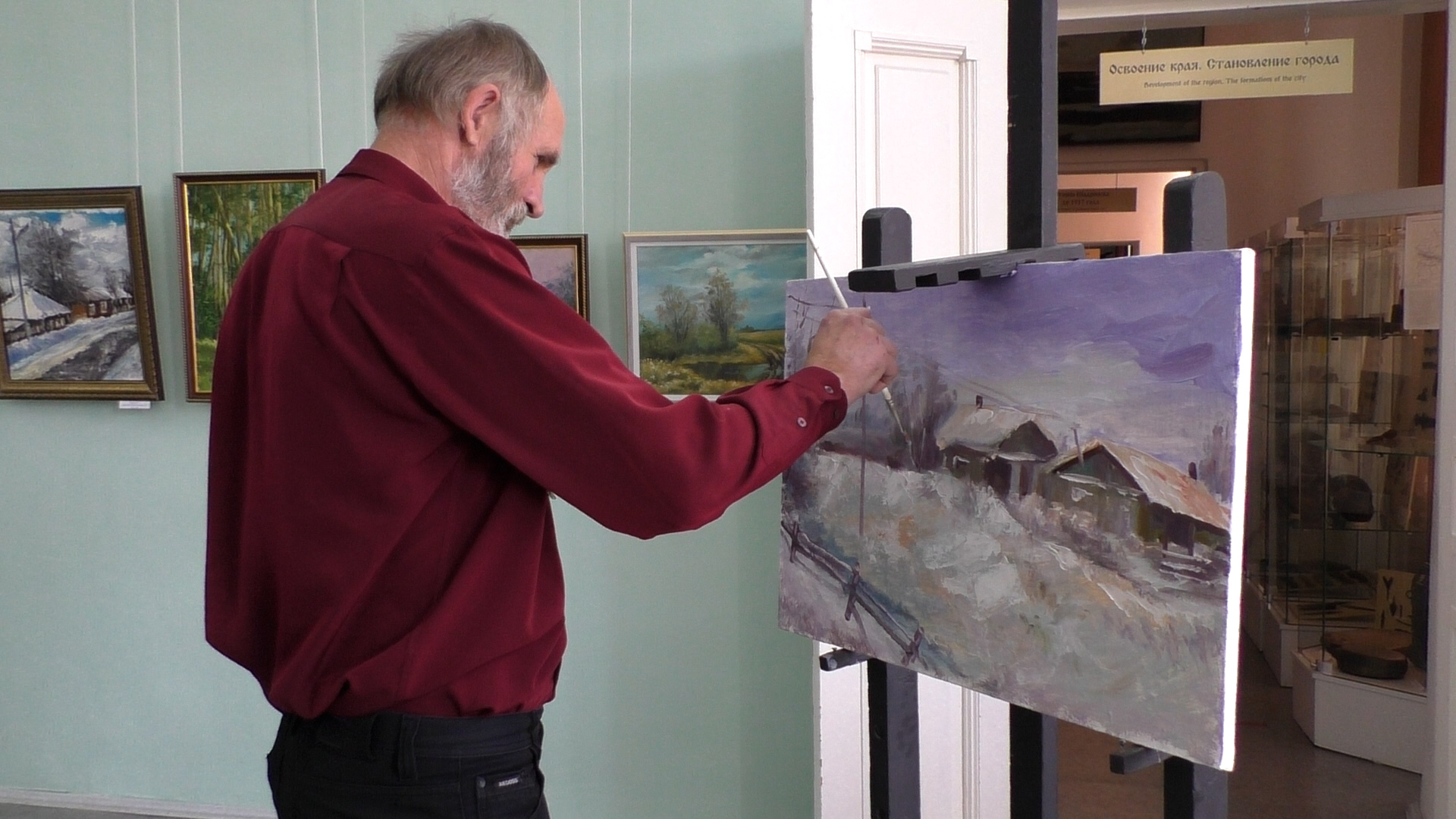 «Краски нашего края». Персональная выставка Владимира Шашлова