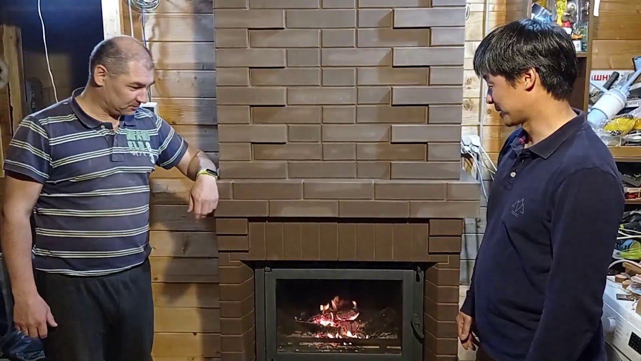 Отзыв Андрея, обкладка кассетного камина #shorts