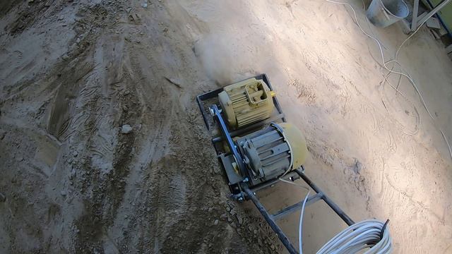 Виброплита из старого электродвигателя, часть 5.