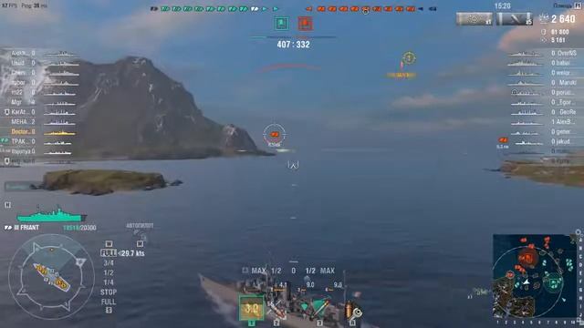 Прохождение  World  of  Warships. Серия 96. часть 1