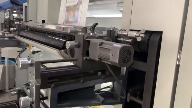 Флексографическая печатная машина NXT4-600 (видео с тестового запуска перед отгрузкой клиенту)