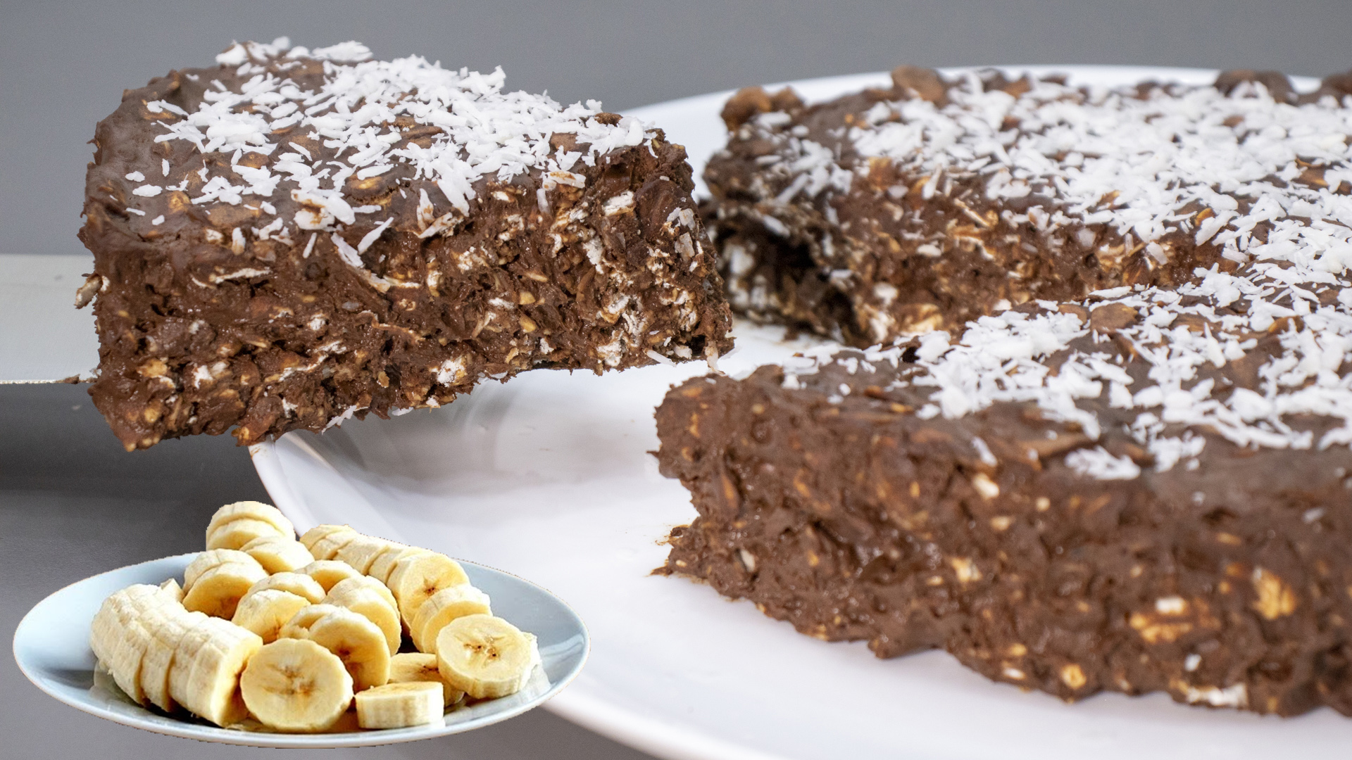 Возьмите овсянку, какао и бананы, сделайте прекрасный десерт без сахара, без муки и без выпечки