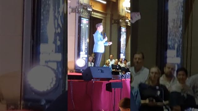 Заслуженный артист России Александр Олешко на закрытии театрального сезона театра им. Е.Вахтангова 2