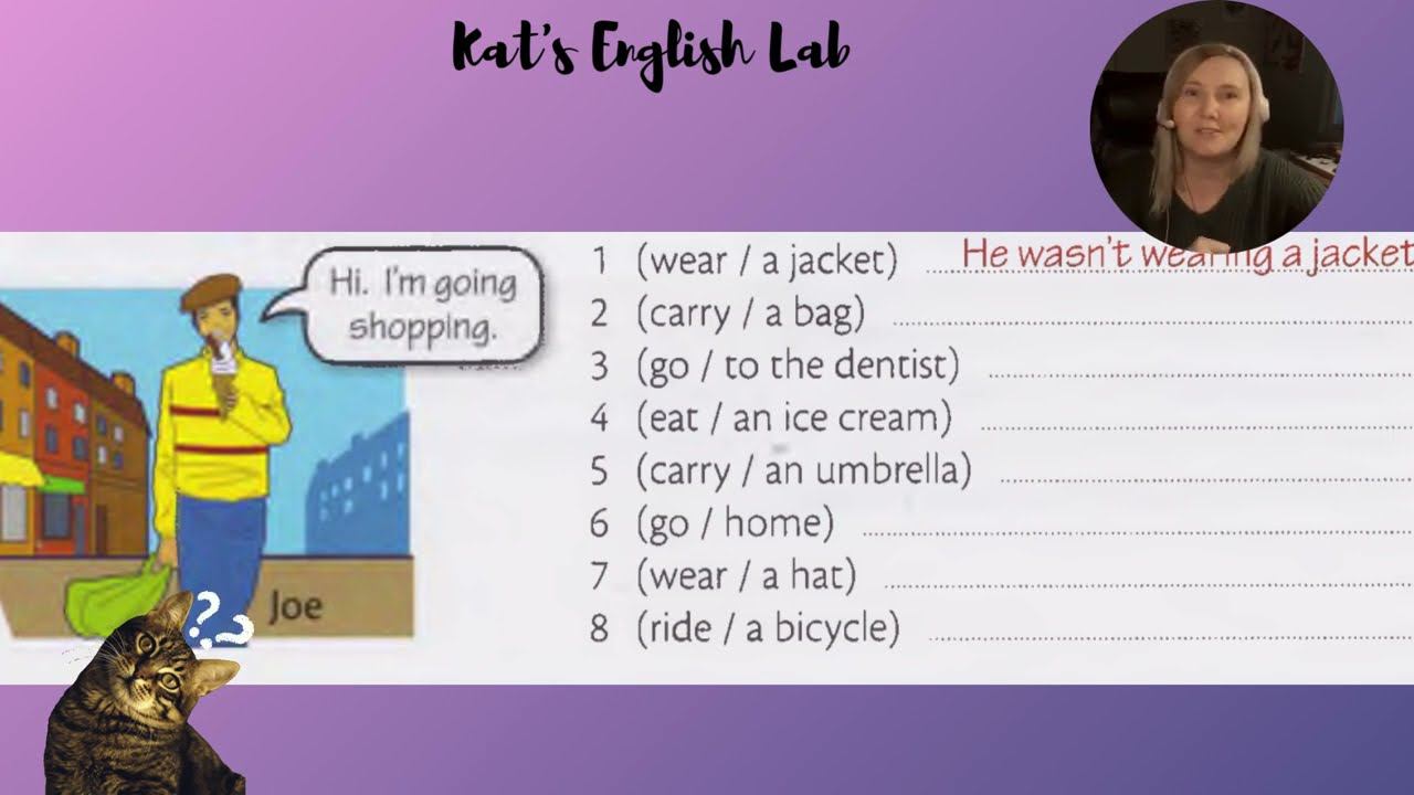 Past Continuous разбор 2 отрицание, вопросы и утверждение