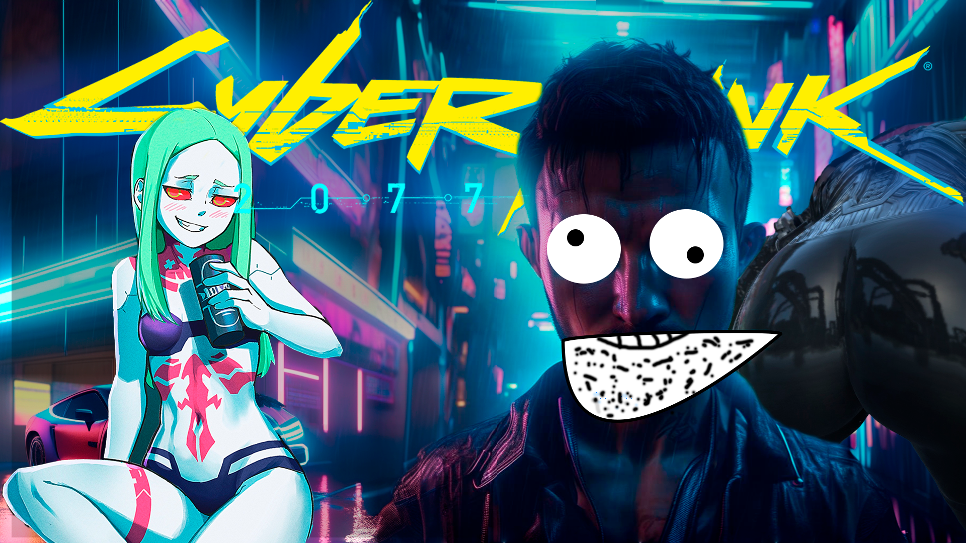 КиберПук. Смешная нарезка. #games #игры #смешно #мем #memes #топигры