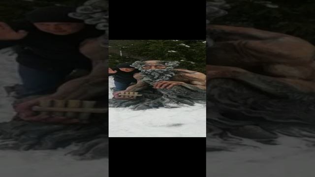 Художественная покраска скульптуры красками ЛКЗ ООО "ЭНАМЕРУ"