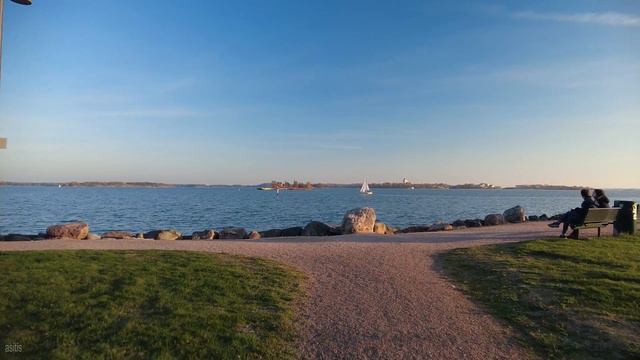 Прогулка по району Катаянокка, Хельсинки, Финляндия