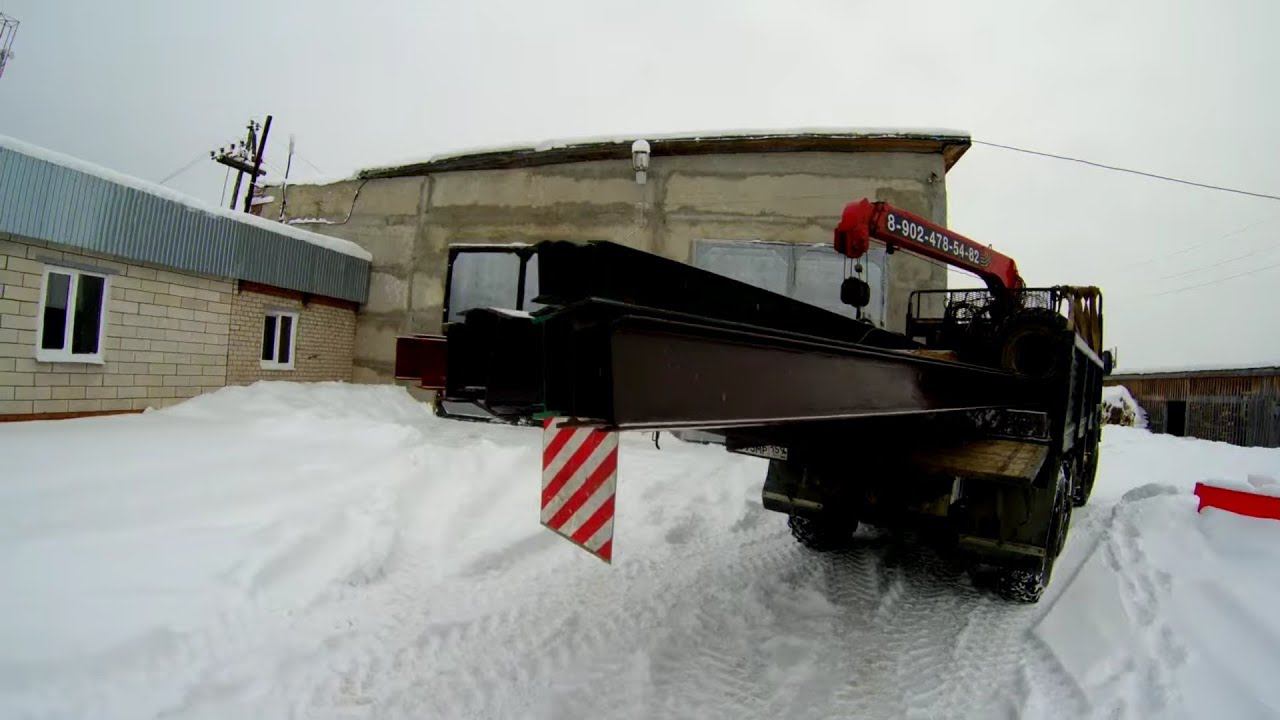 💥 Манипулятор ЗИЛ-131 с КМУ & ОПАСНЫЙ НЕГАБАРИТ! ЗИЛ борт против ДЛИННОМЕРА! — Везëт СИЛЬНЕЙШИМ!👍