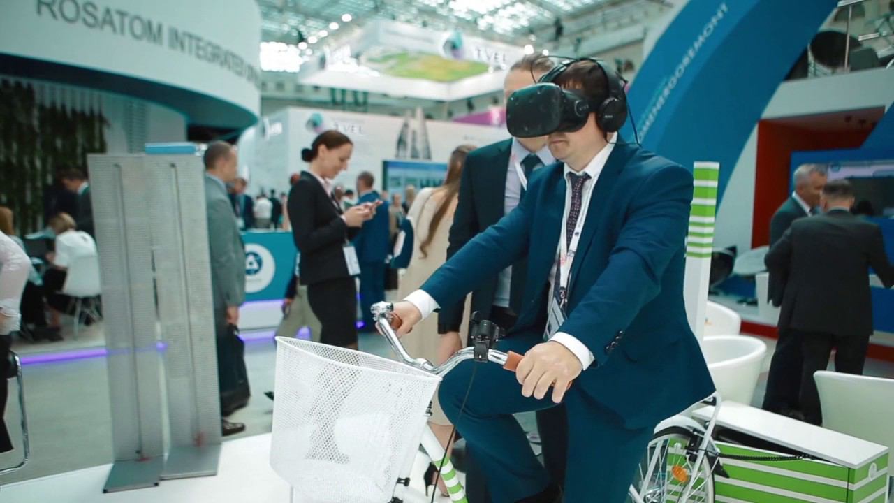 Интерактивная VR презентация на выставке АТОМЭКСПО 2017