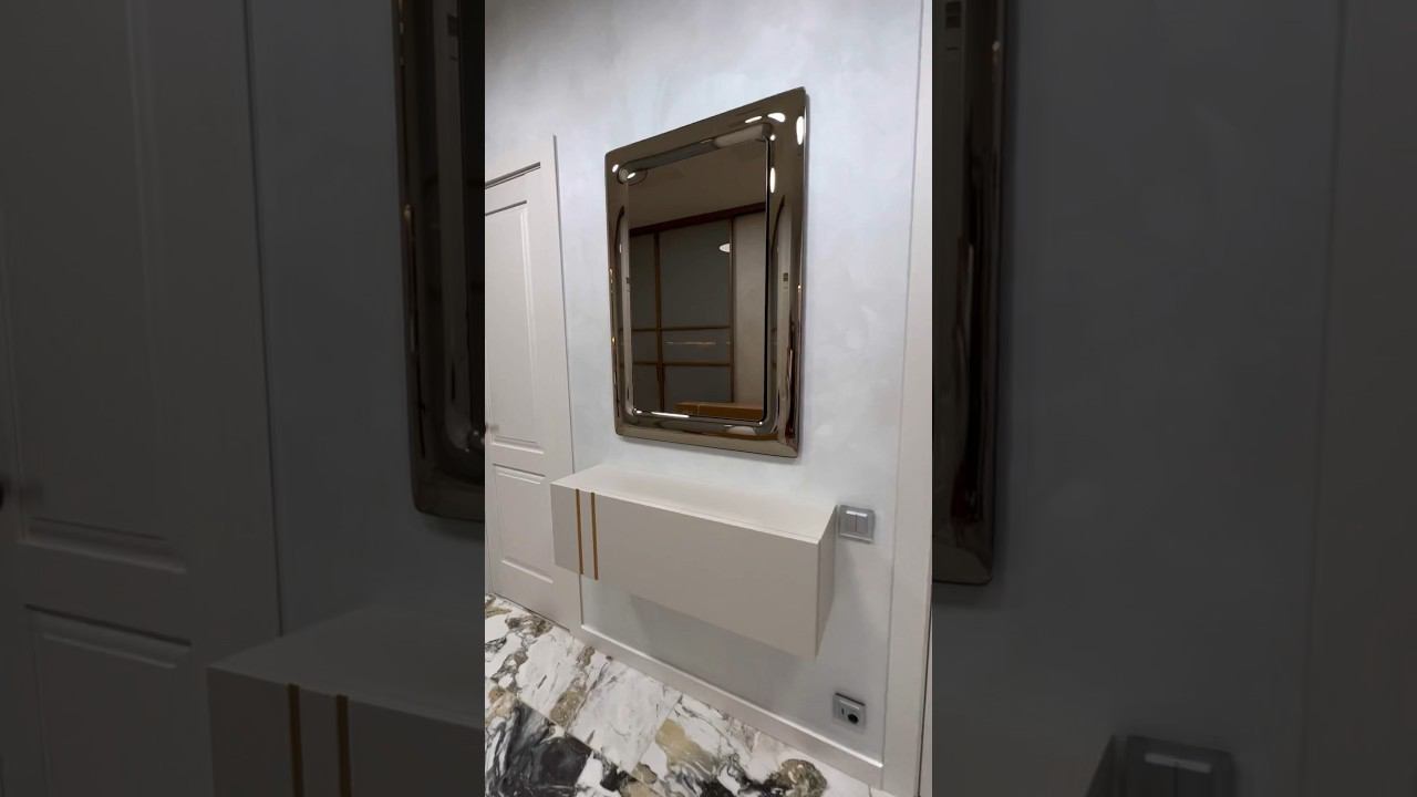 Подвесная консоль в прихожую #design #уют #interiordesign