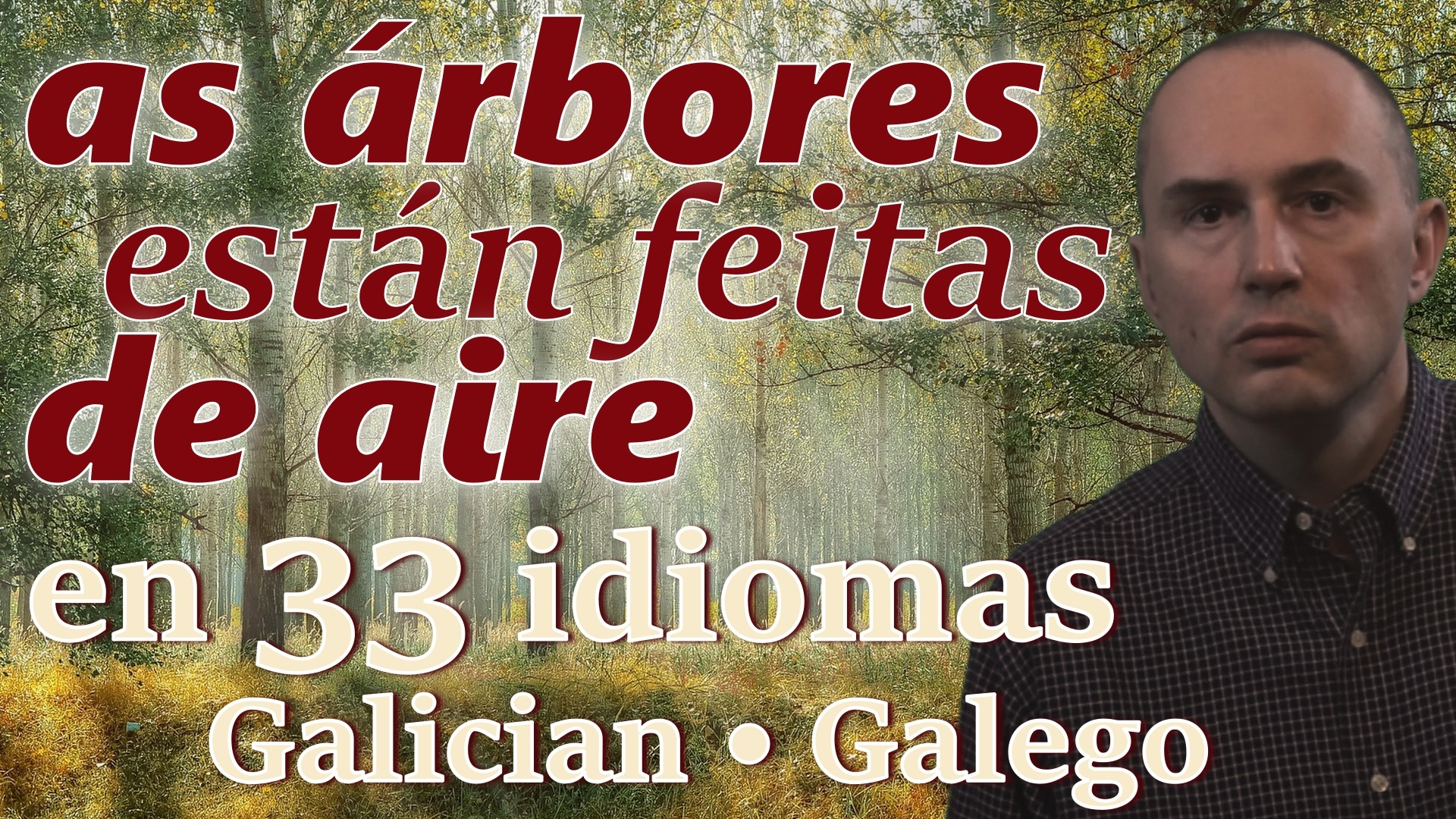 Деревья сделаны из воздуха — на ГАЛИСИЙСКОМ и еще 32 языках