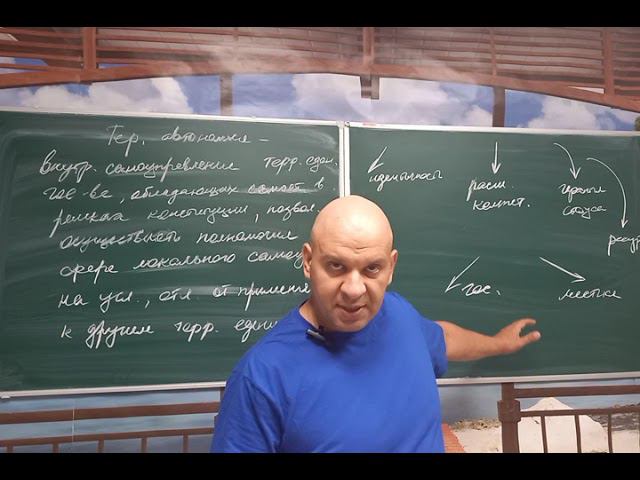 Определения.   Территориальная автономия