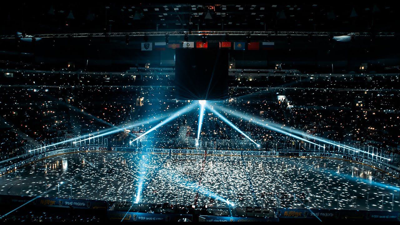 Предматчевое хоккейное шоу. Лазерное и световое шоу для ХК "Сочи". Октябрь 2022. Хэллоуин.