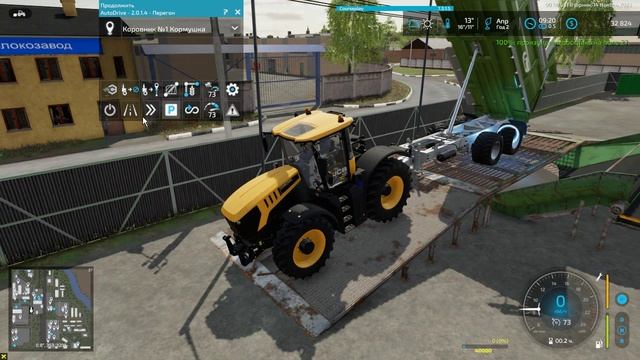 игра фс 22  карта  село  ягодная  с  рабочими светофорами серия 14 (без голоса)