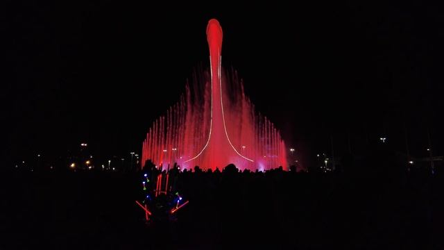 Cambio Dolor - Natalia Oreiro   Поющий фонтан   Сочи   Олимпийский парк   Чаша Олимпийского огня.mkv