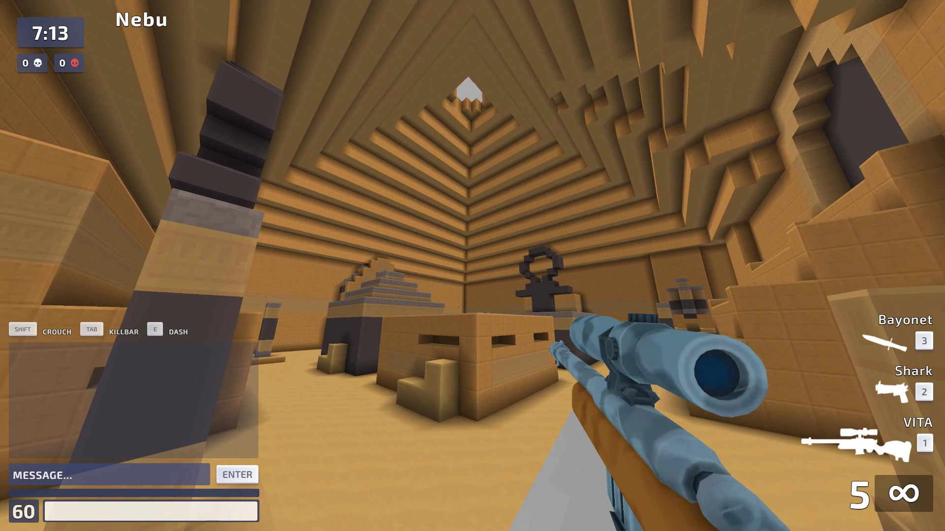 Геймплей Kirka.io браузерный шутер от первого лица. Часть 04