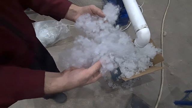 Шарикоформовочный станок _ чесальный станок с управлением качества синтепона