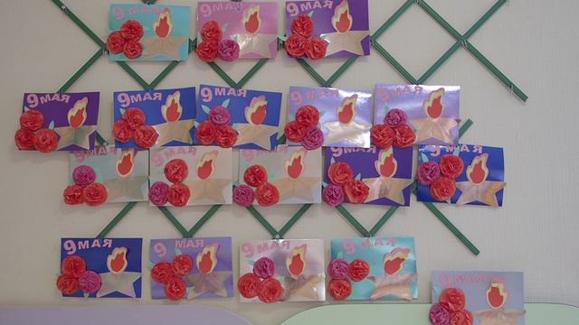 Выставка детских поделок к 9 мая 2022 года ( частный сад "Солнышко" Краснодар)