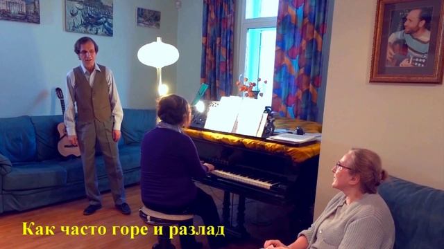 "КОГДА ПОДНИМЕТСЯ ДУША"-романс: Наталья Стремитина (слова, рояль), Анатолий Пережогин (музыка,вокал)