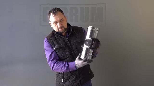 Кратко о дымоходе Ferrum Тройник 90°