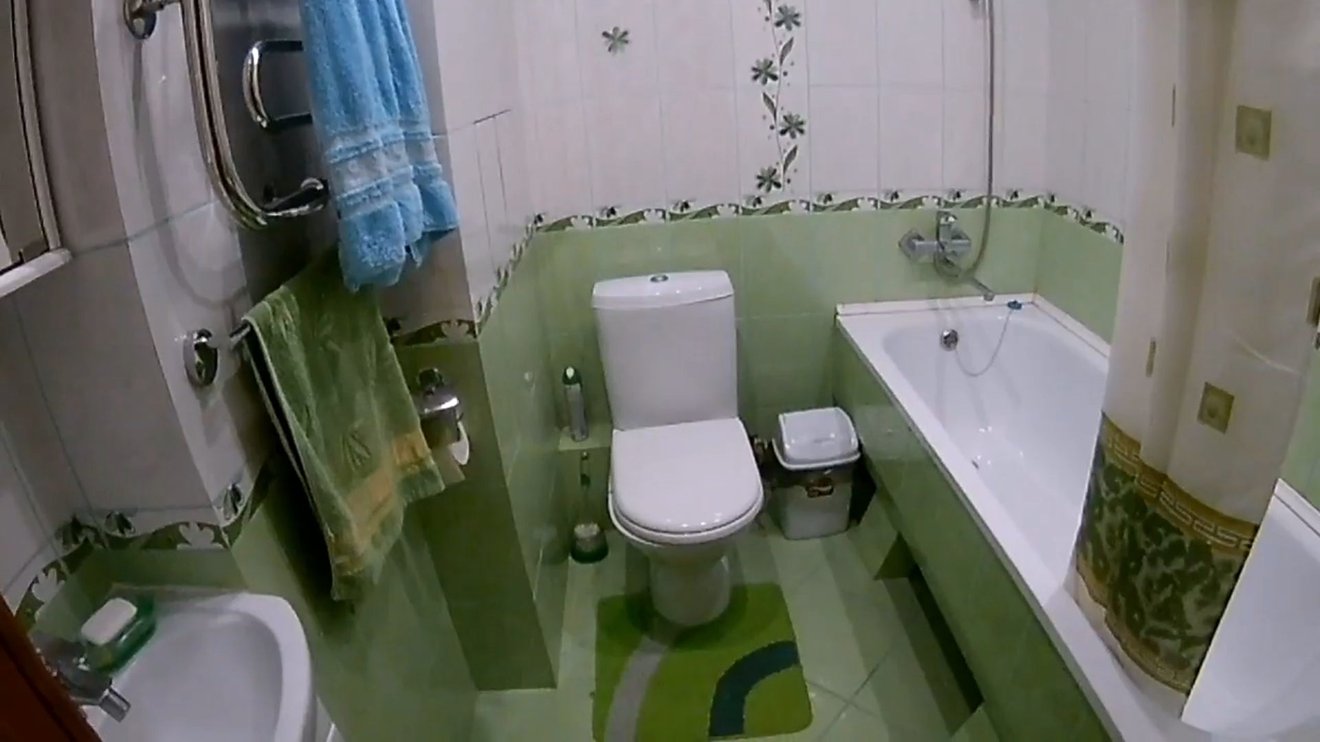 Ванная комната совмещенная с туалетом.Интересная ванная комната.Интерьер ванной комнаты