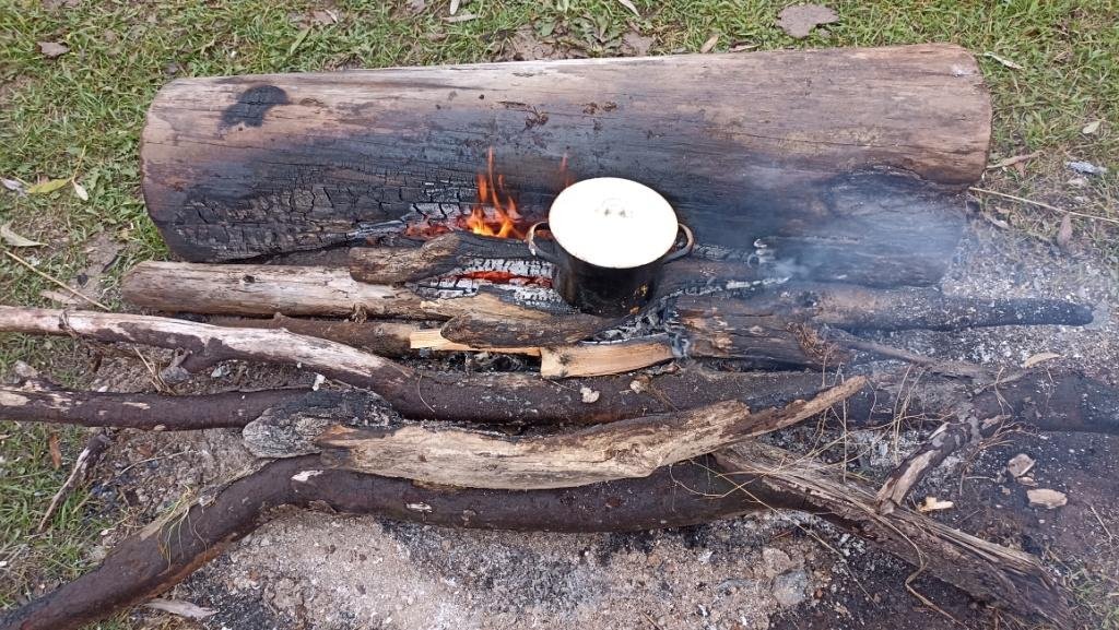 Дрова и костер во время путешествий