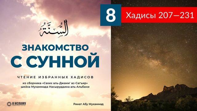 Чтение избранных хадисов. Хадисы 207-231. Ринат Абу Мухаммад