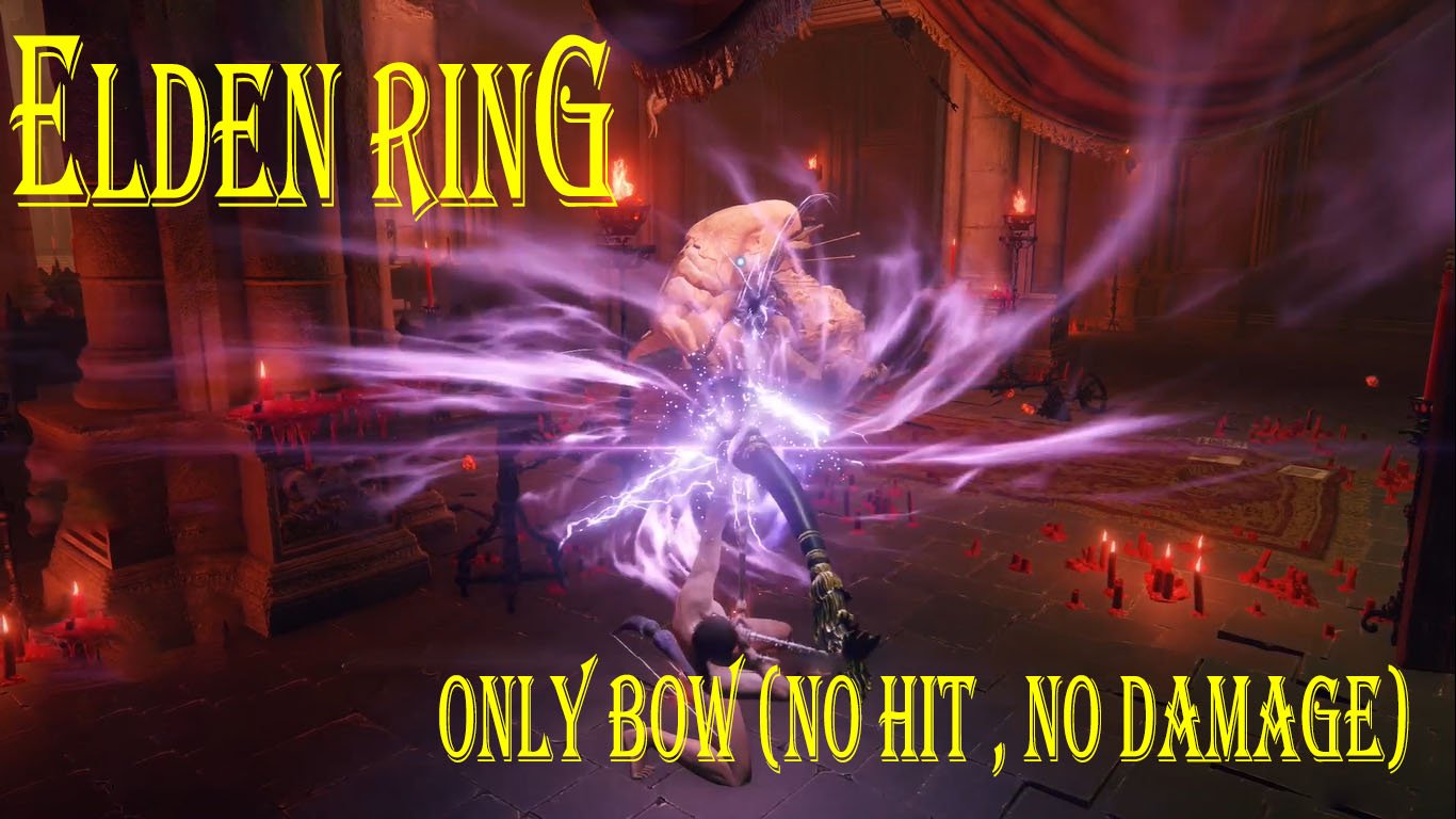 ELDEN RING™ - Godskin Noble | only bow | solo | no hit | no damage