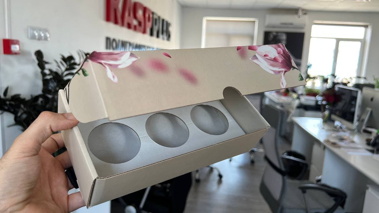 Коробки Микрогофра с печатью, ламинацией и ложементом в Типографии Касп